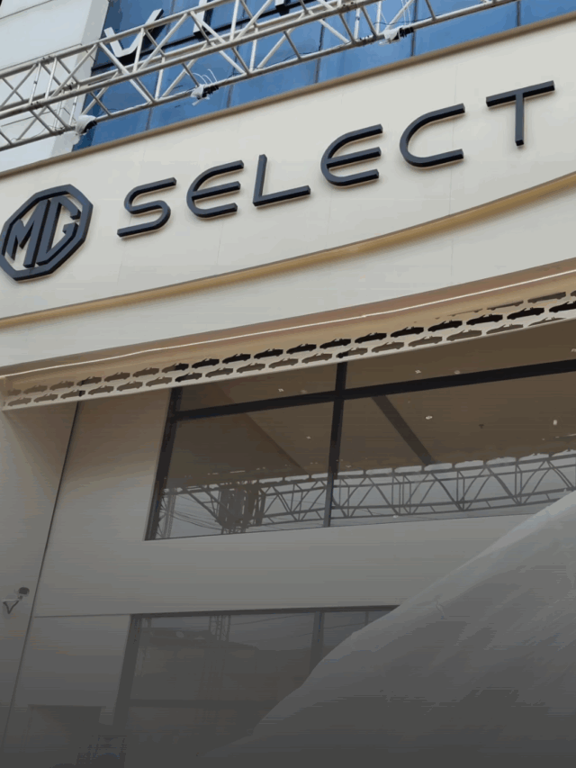 First MG Select Showroom Opens in Thane - Cyberster and M9 on Display ...
